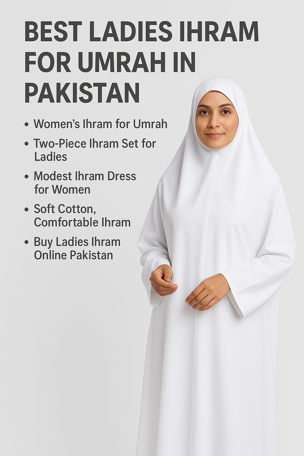 Ladies Ihram for Umrah Price in Pakistan & Guide (2024) – Jutishop.pk
